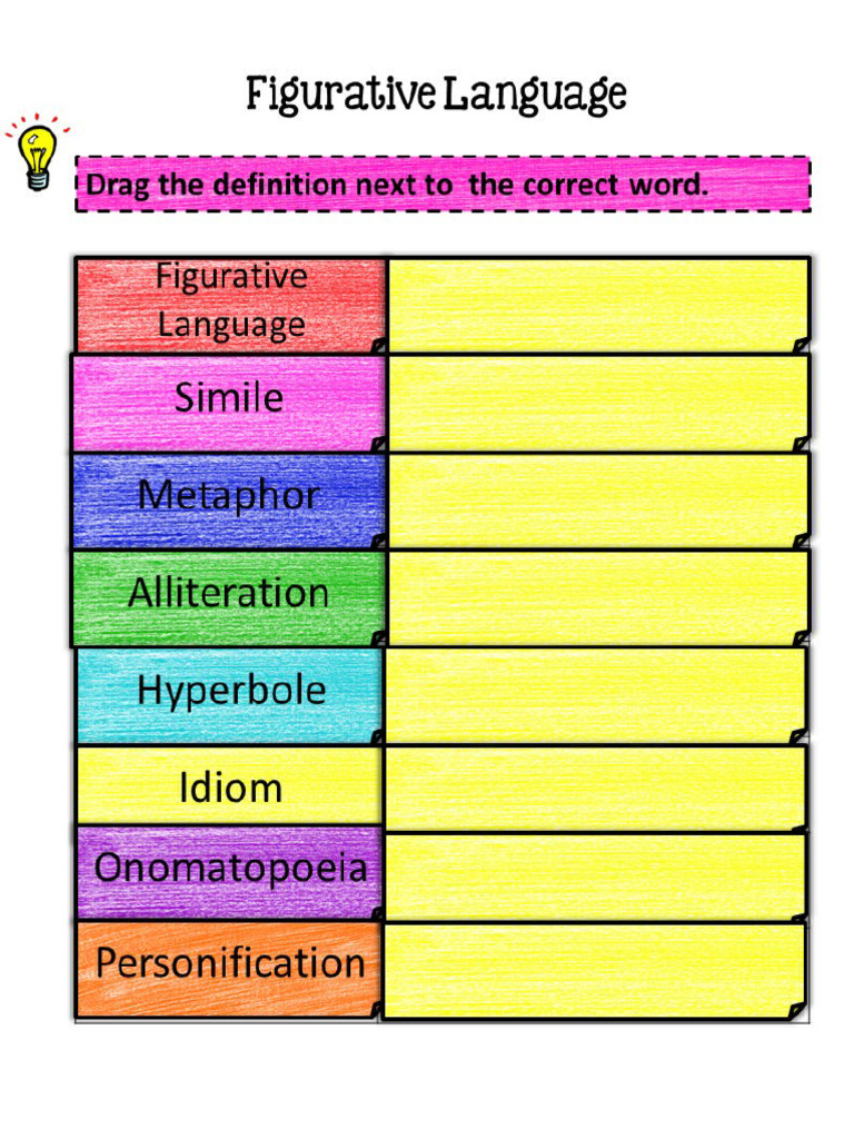 Figurative Language Interactive NB | PDF
