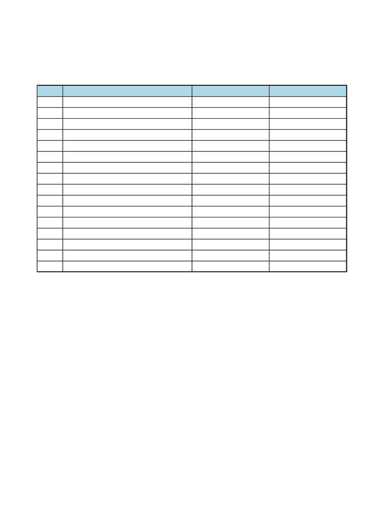 Fitness Test Index | PDF