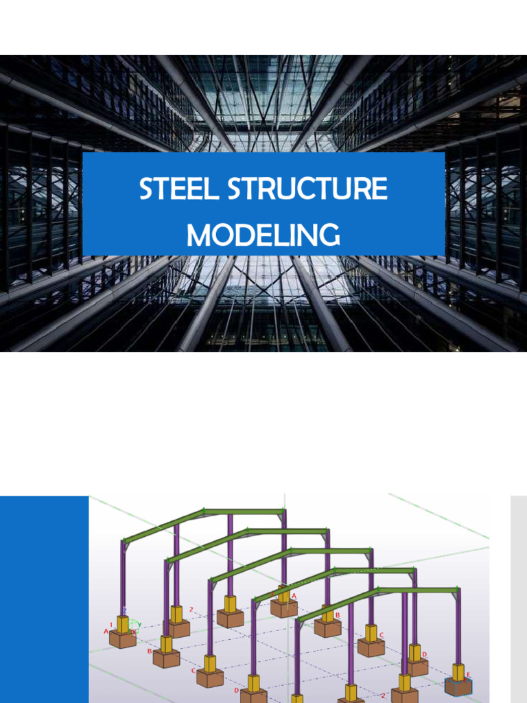 Steel Structure Modeling | PDF