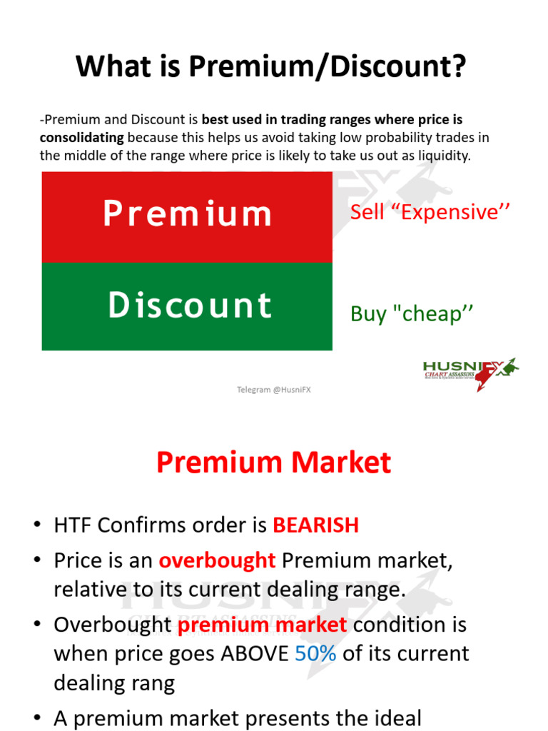 Understanding Premium and Discount Markets | PDF
