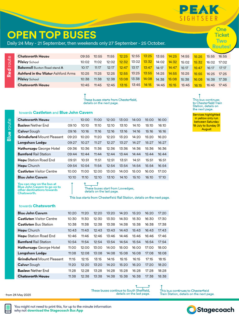 May 2025 Chesterfield Peak Sightseer July - August | PDF | Bus ...