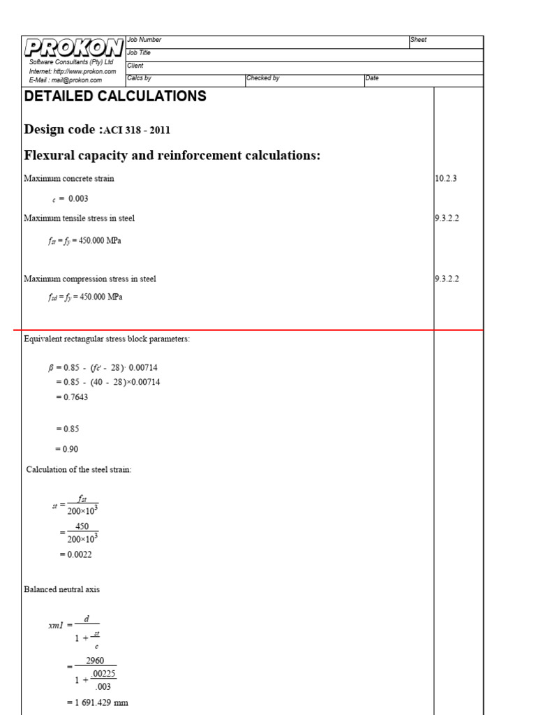 Prokon - General Column - Example | PDF | Beam (Structure ...