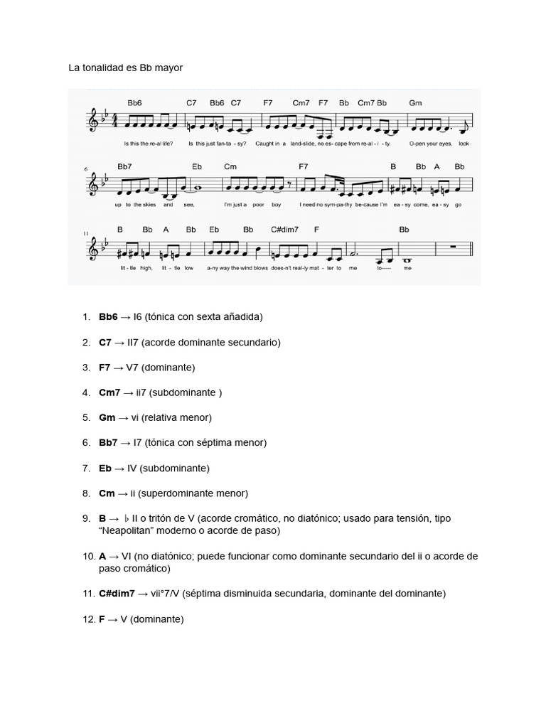 Bohemian Rhapsody 1 | PDF