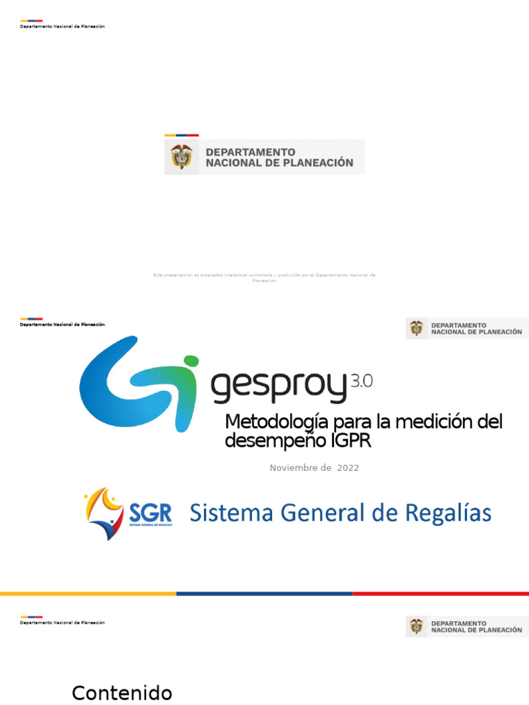Capacitacion Igpr | PDF | Planificación
