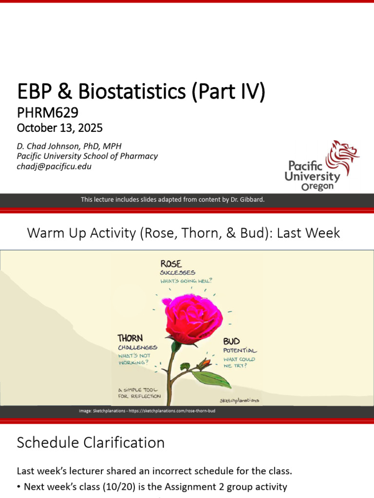 L8 PT 2 Class - PHRM629.USHealthSystems.2025 - EBP - BioStats II.10.13. ...