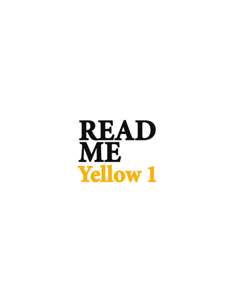Read Me - Yellow 1권 본책 - 줌수업용 | PDF
