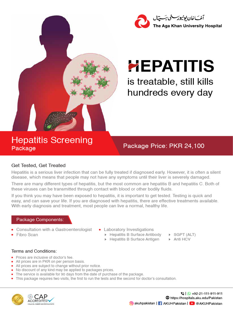 Hepatitis Screening Package | PDF
