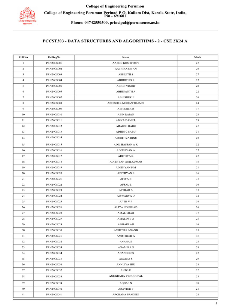 Pccst303 - Data Structures and Algorithms - 2 | PDF