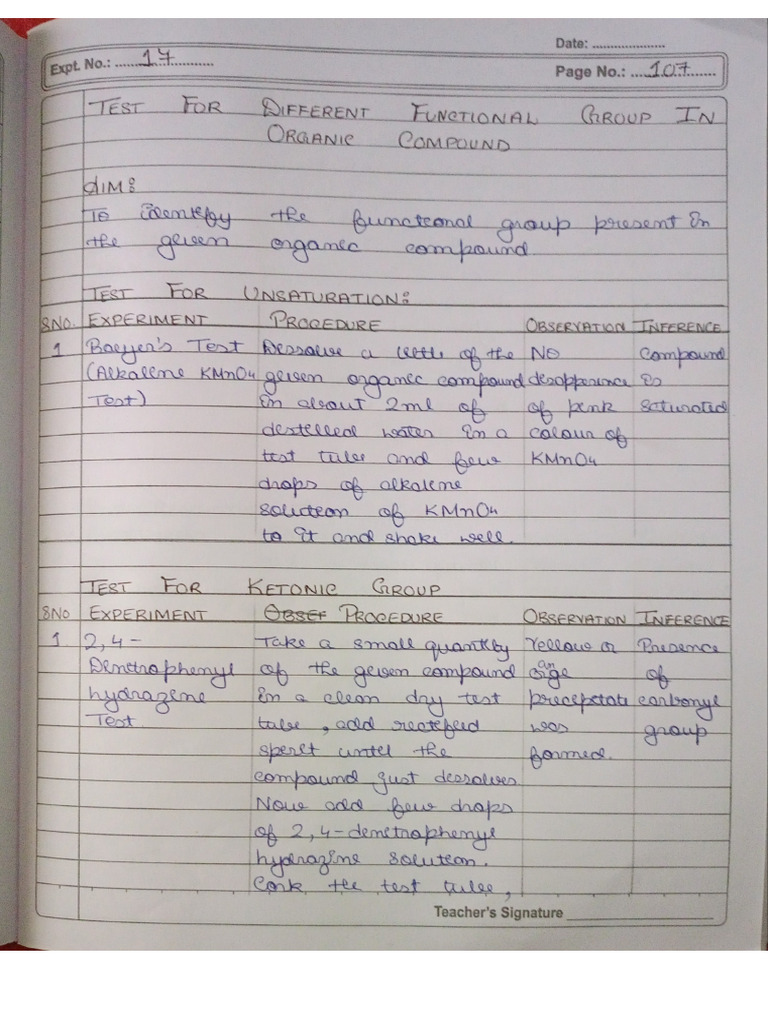 4.test For Ketonic GRP (Functional GRP) | PDF