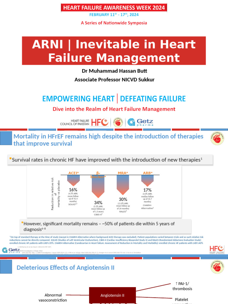 3 - ARNI - Inevitable in Heart Failure Management | PDF | Angiotensin ...