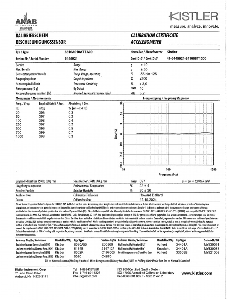 Tool ID 539 Accelerometer | PDF