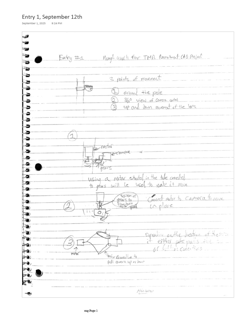 Design Notebook | PDF