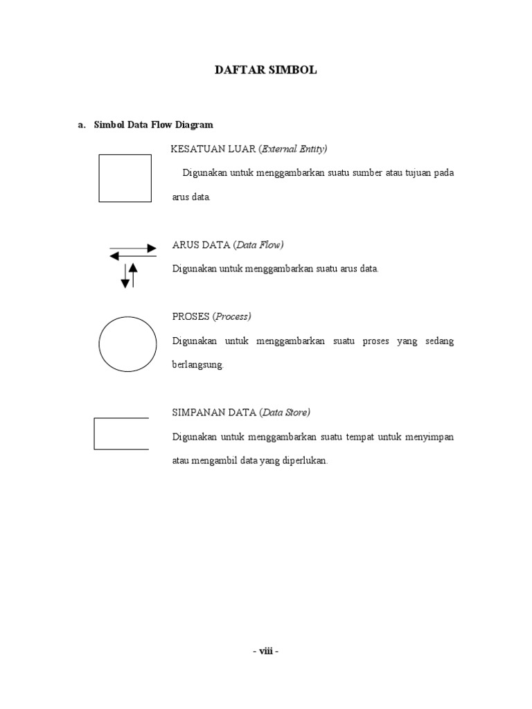 Daftar Simbol Data | PDF