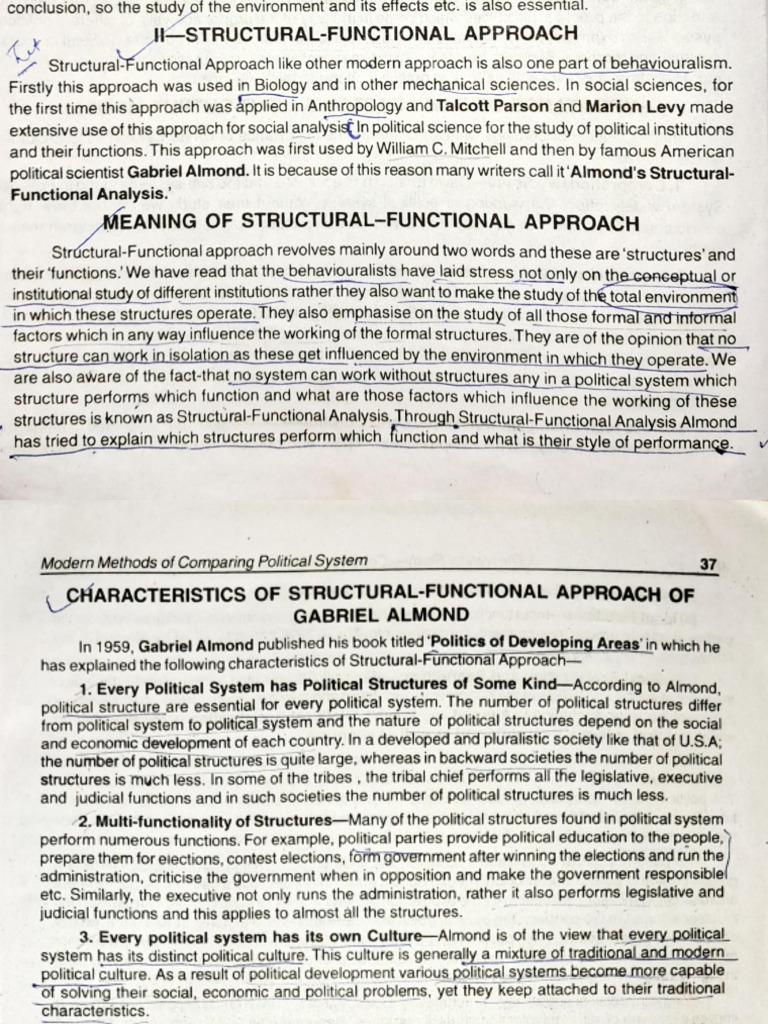 Structural Functional Approach 2 | PDF | Science | Political Science