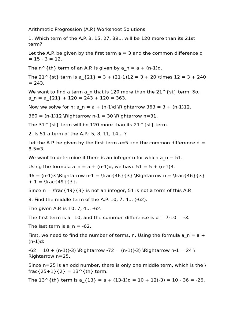 Chapter-5 A.P. | PDF | Number Theory | Discrete Mathematics