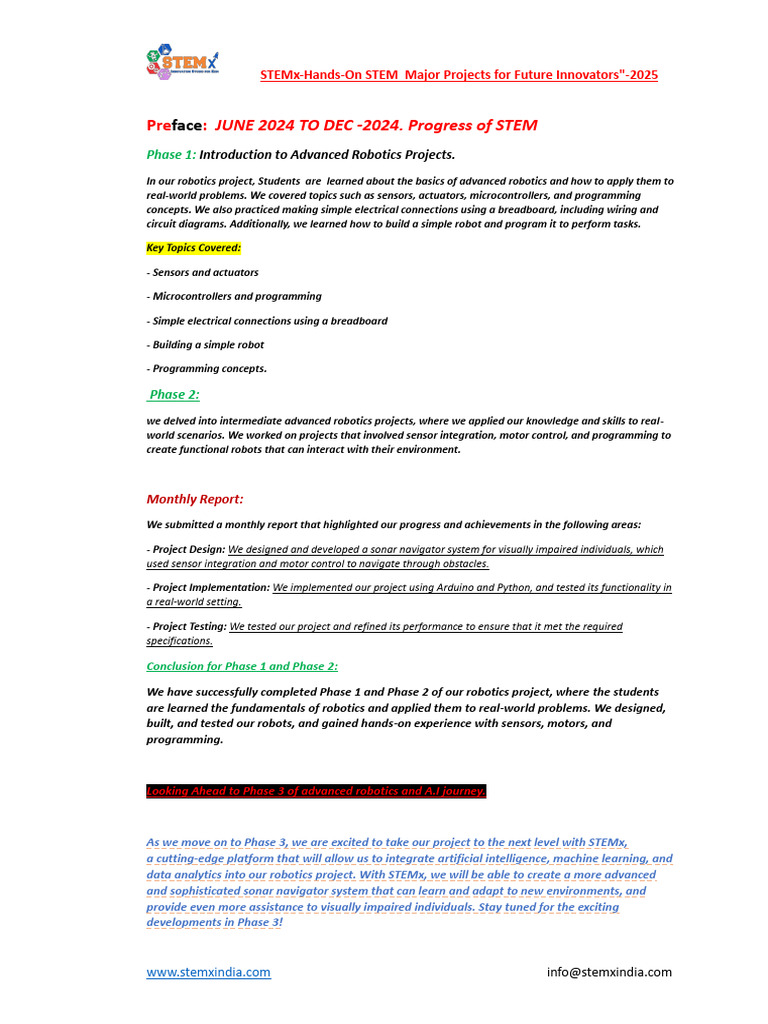 Hands-On Robotics Projects for Students | PDF | Robotics | Robot