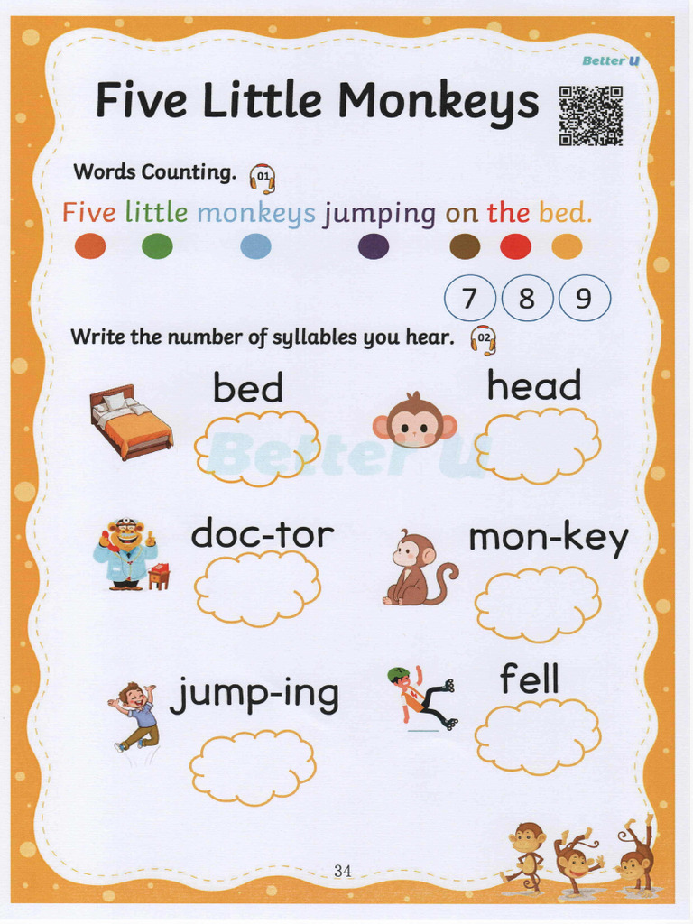Five Little Monkeys | PDF