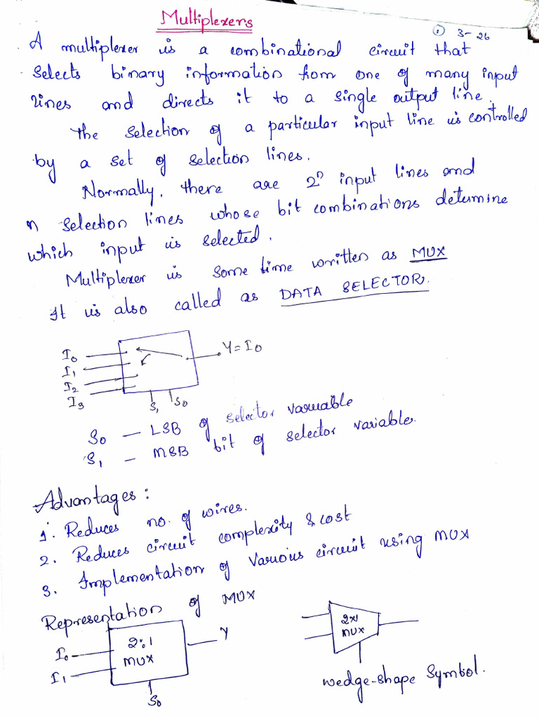 Multiplexers And Demultiplexers Pdf Multiplexing Digital Electronics