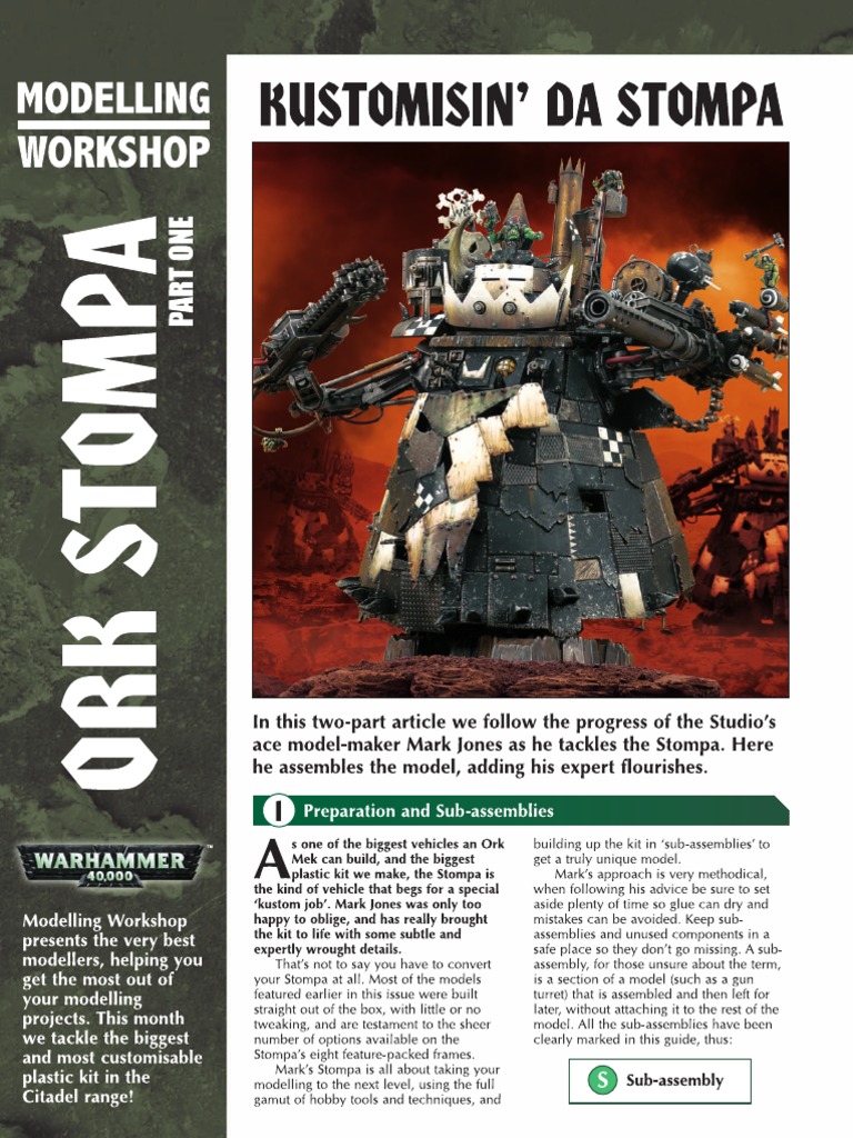 Modelling The Ork Stompa | PDF