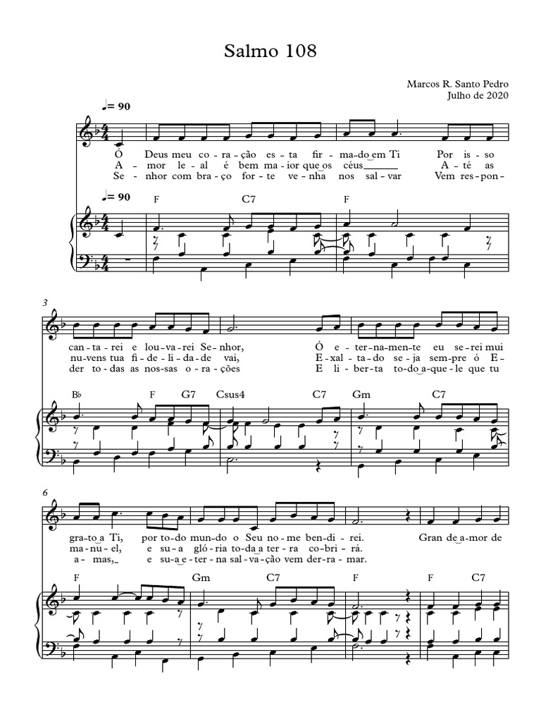 Salmo 108 - Full Score | PDF