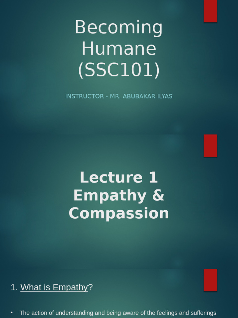 Empathy & Compassion | PDF | Empathy | Compassion