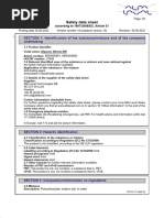 Alpacon Descalant Offshore Safety Data | PDF | Dangerous Goods | Toxicity