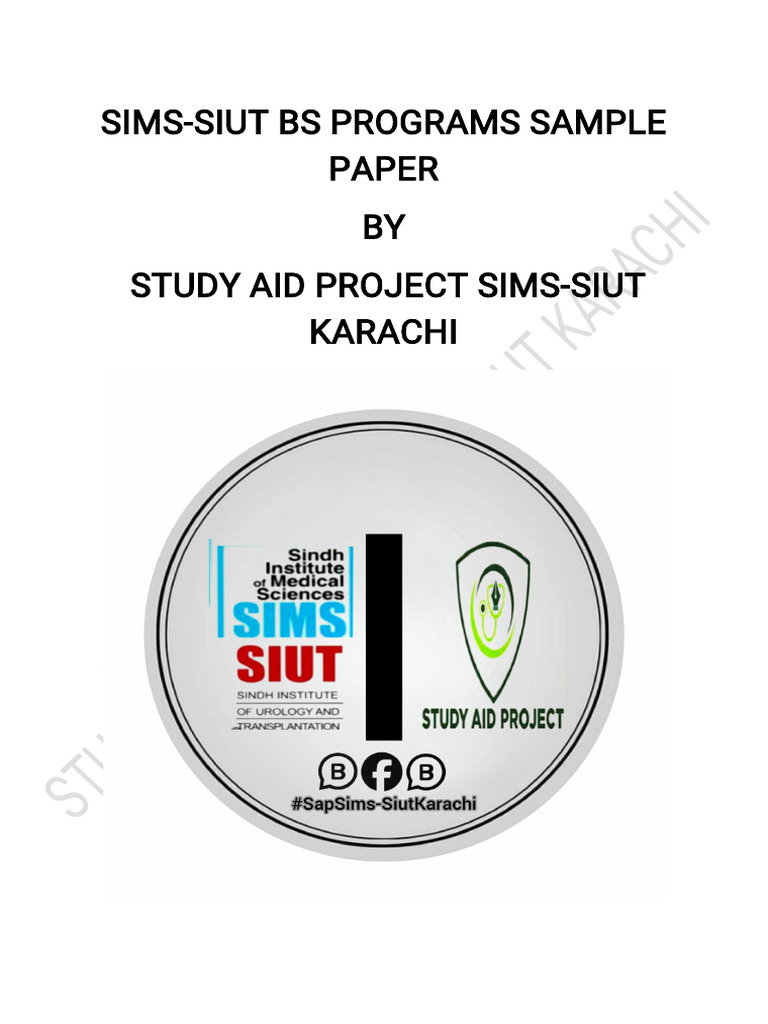 SIUT Entry Test Sample Papers | PDF | Momentum