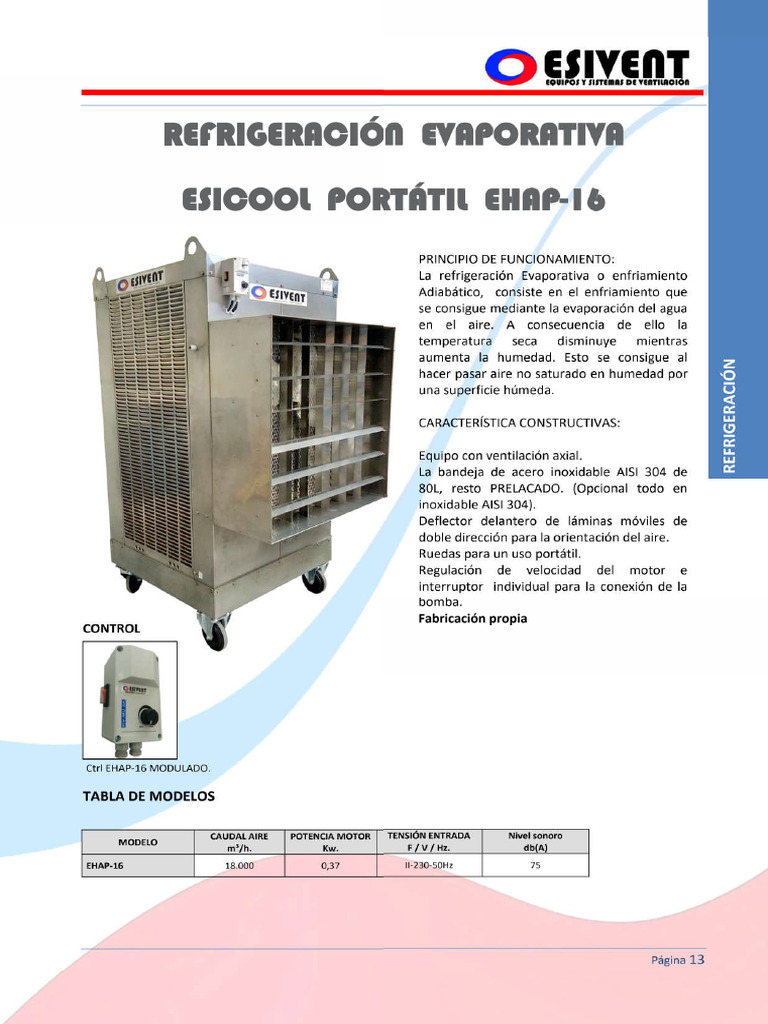 Ficha Tecnica EHAP-16 | PDF