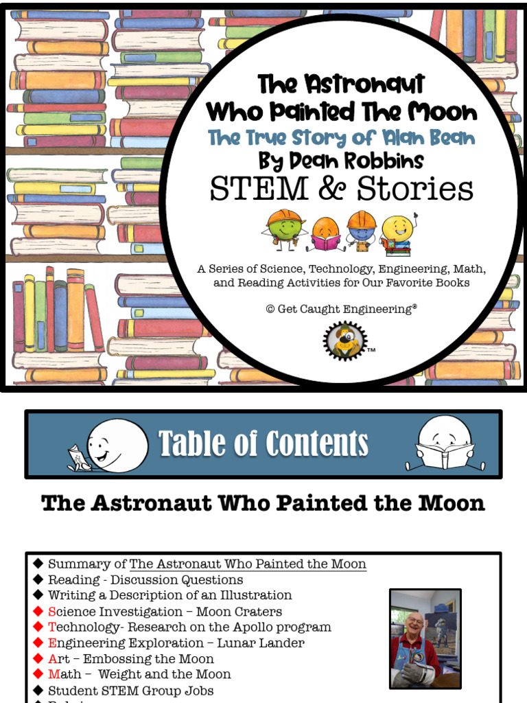 The Astronaut Who Painted The Moon: STEM & Stories | PDF | Weight ...
