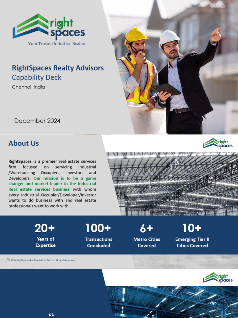 RightSpaces Capability Deck | PDF | Business | Investing
