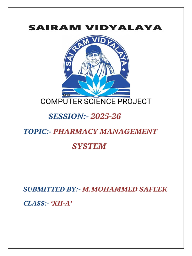 cs investigatory project | PDF