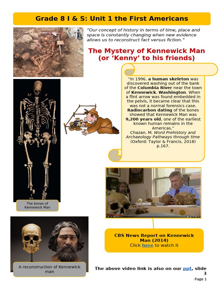Kennewick Man: Unraveling Ancient Mysteries | PDF | Archaeology