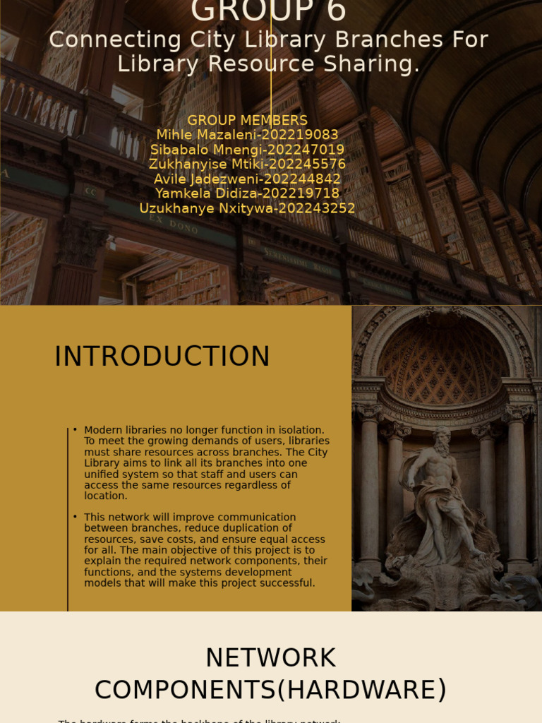 Inf 422 Assignment 2 Group 6 Presentation | PDF | Computer Network | Libraries