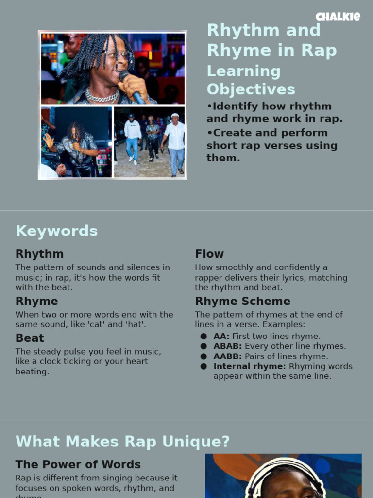 Rhythm and Rhyme in Rap | PDF | Rapping | Rhythm