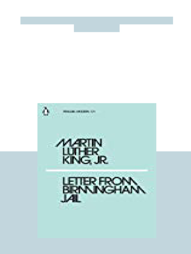 9143Letter from Birmingham Jail Martin Luther King Jr. Complete Edition ...