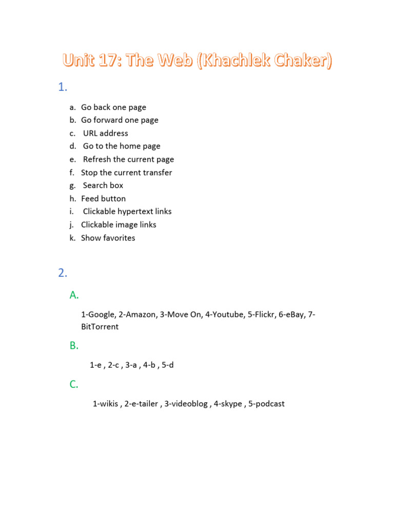 Unit 17 Khachlek Chaker | PDF