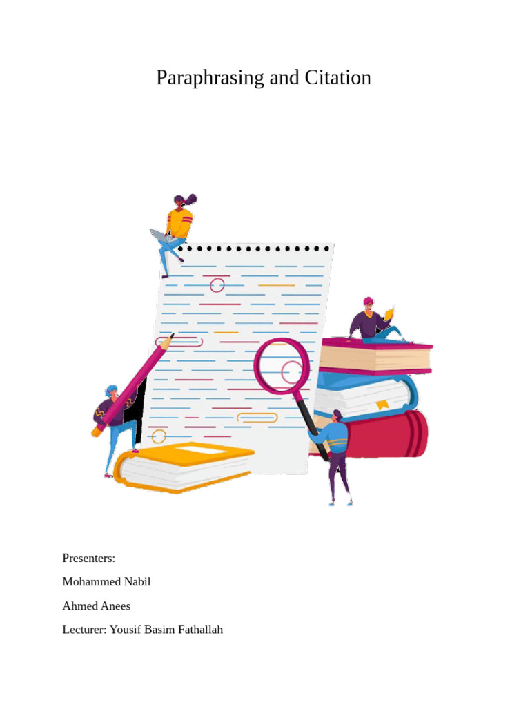 Paraphrasing and Citation Complete | PDF | Plagiarism | Citation