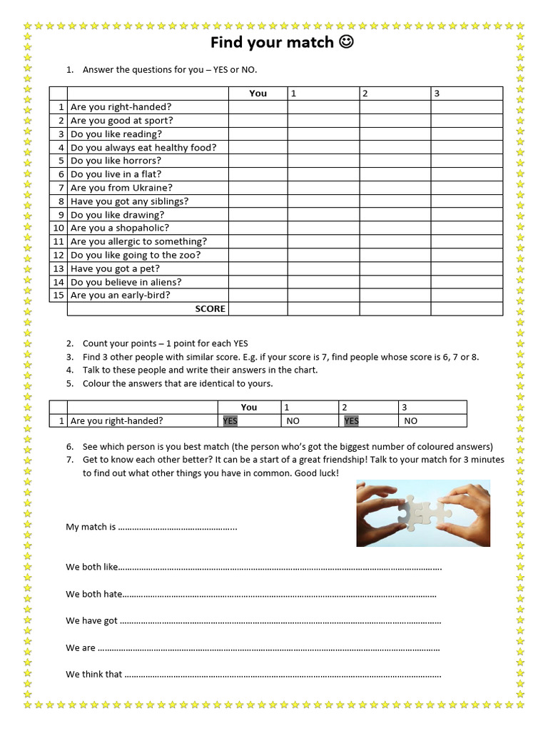 Icebreaker Find Your Match Icebreakers 99650 | PDF