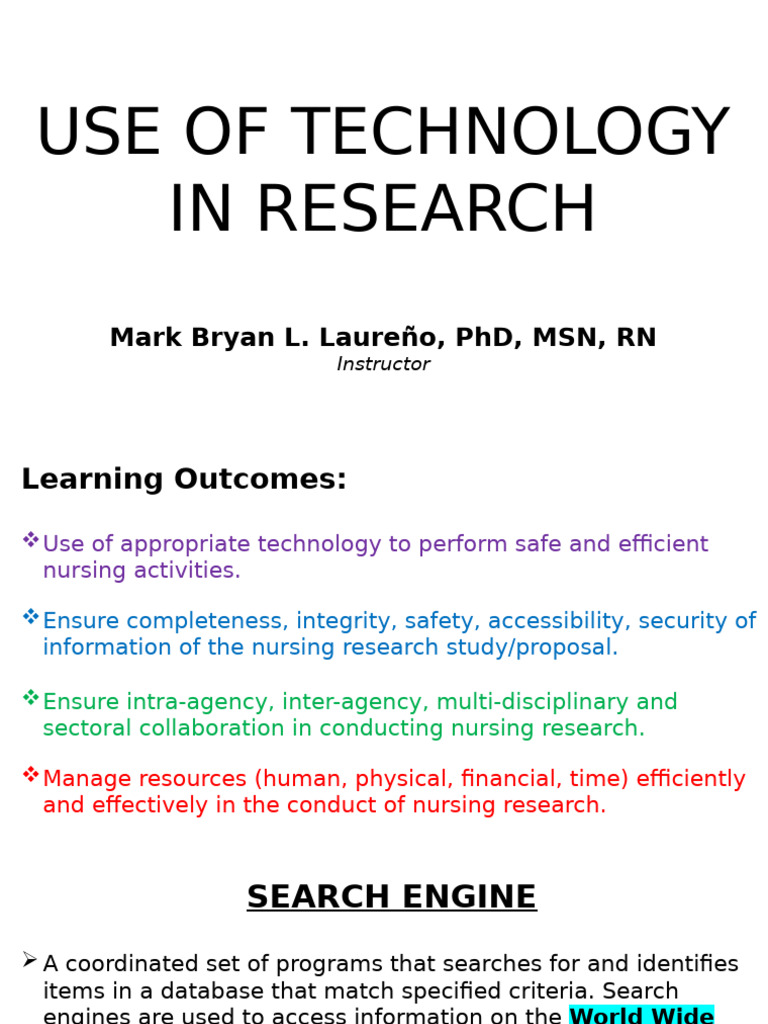 4.MIDTERM Use of Technology in Research | PDF | Plagiarism | Microsoft Excel