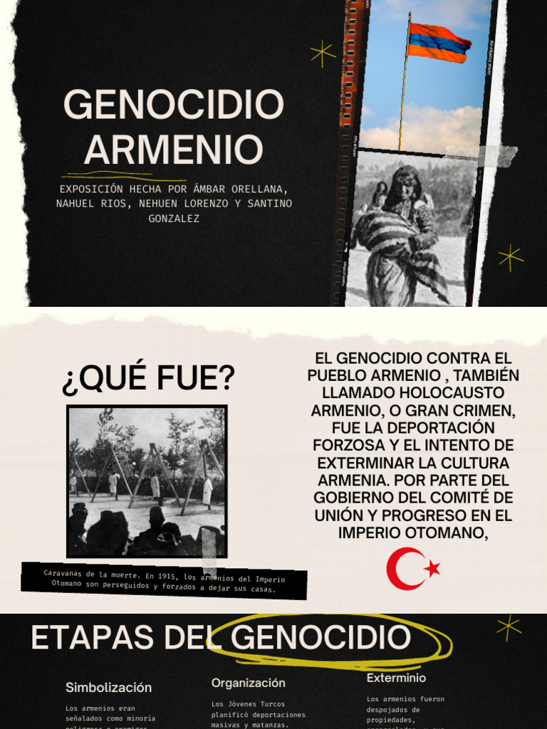 Genocidio Armenio: Historia y Consecuencias | PDF | Armenia | genocidio ...