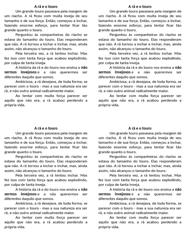 A rã e o touro | PDF