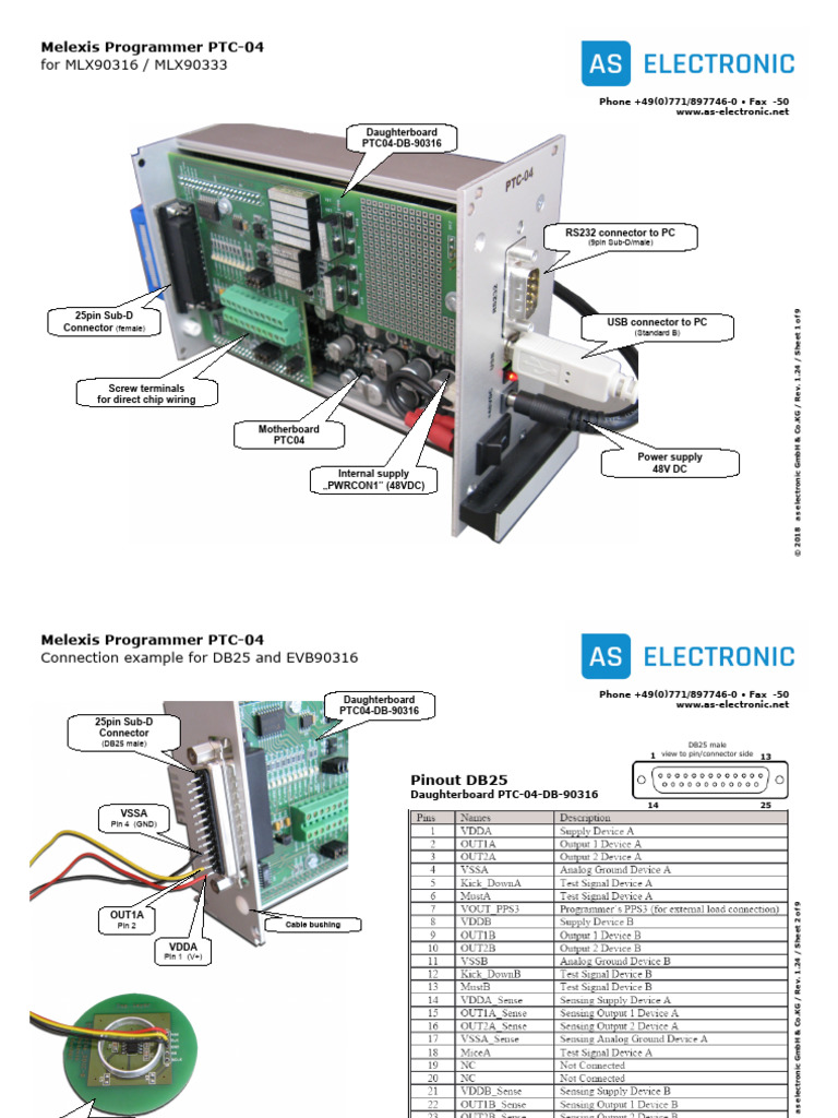As-Electronic PTC-04 Info en | PDF | Electrical Connector | Computer ...