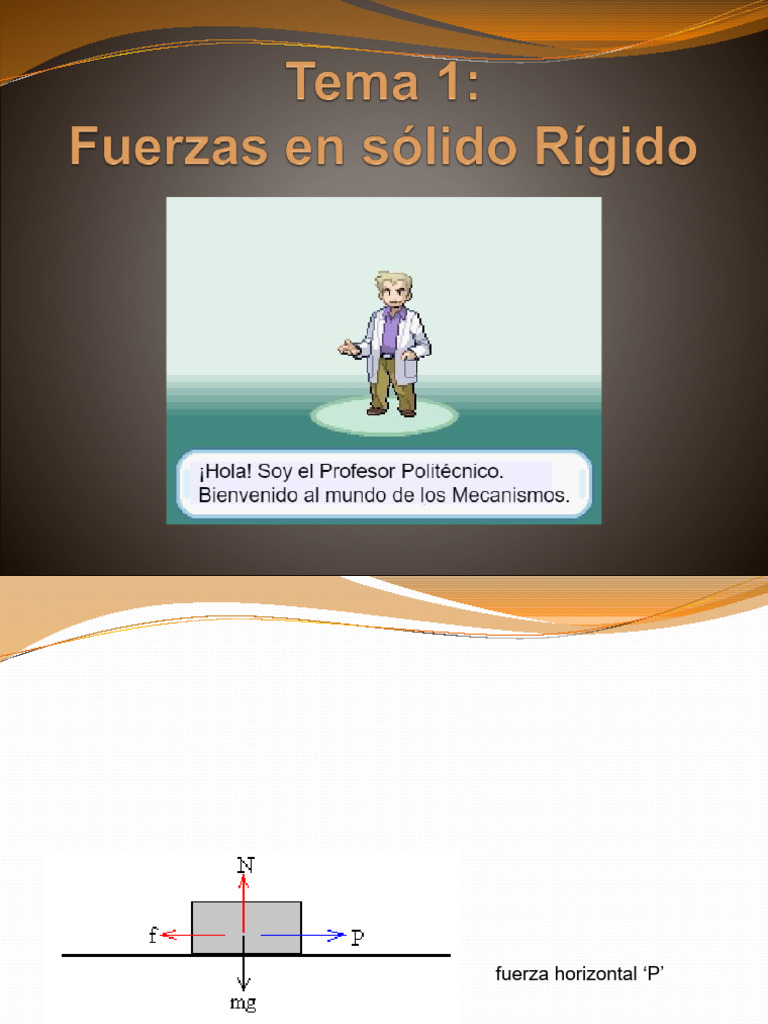 Introducción a Sólidos Rígidos y Fuerzas | PDF | Fuerza | Esfuerzo de ...