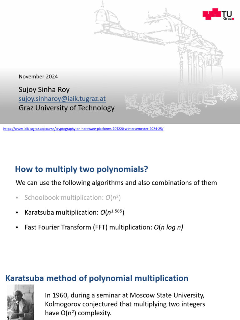 05 Polynomial Arithmetic Part-II | PDF | Discrete Fourier Transform ...