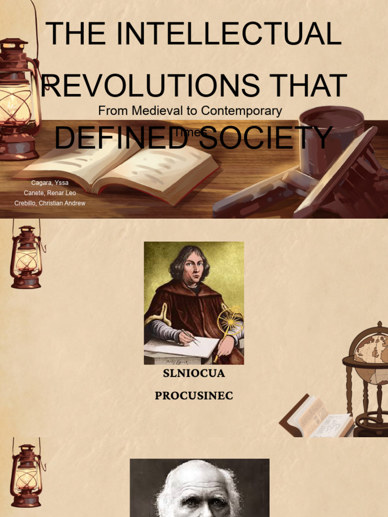 Lesson III The Intellectual Revolutions That Define Society | PDF ...
