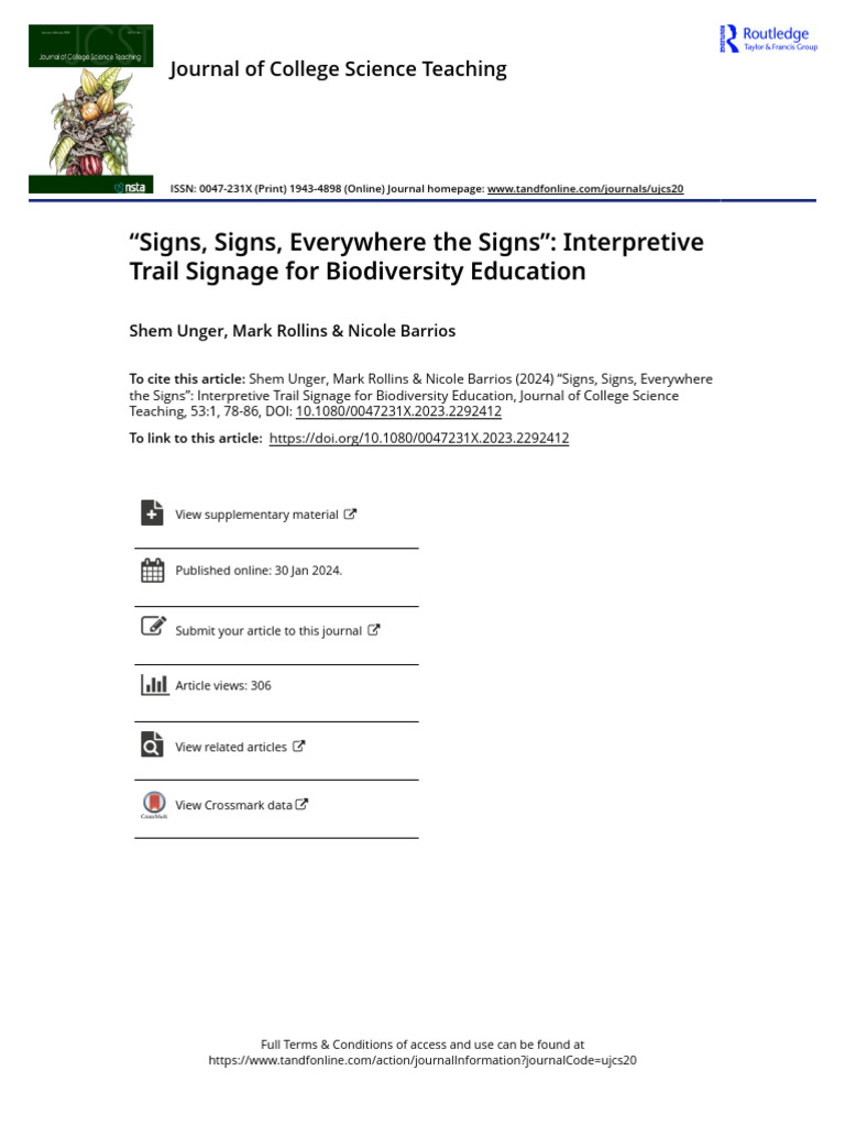 00 - Signs - Signs - Everywhere The Signs - Interpretive Trail Signage ...