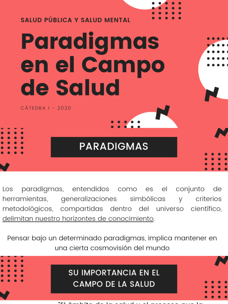Paradigmas en Salud | PDF | Paradigma | Sicología