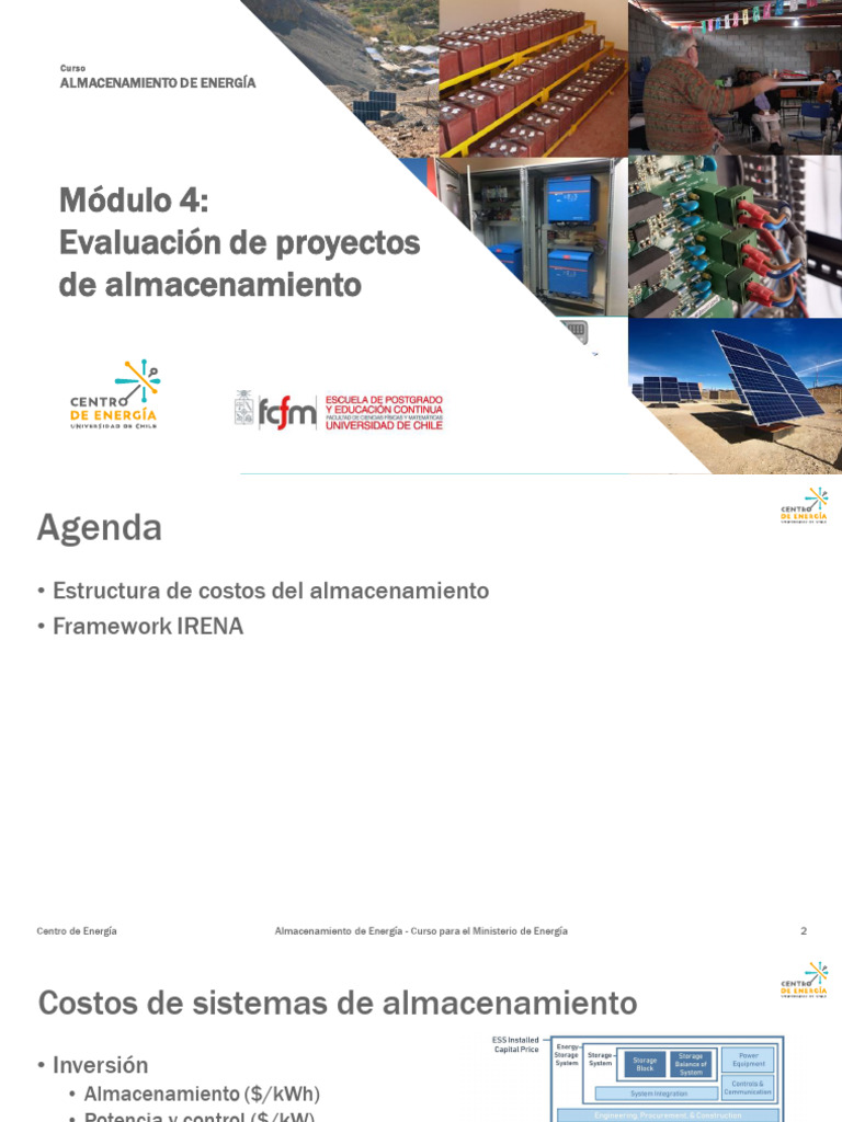M Dulo 4 Evaluaci N de Proyectos de Almacenamiento | PDF