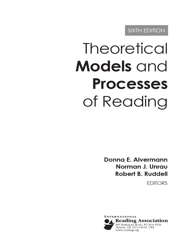 Reading Theories and Processes Explained | PDF | Literacy | Cognitive ...