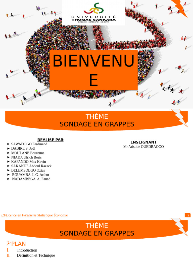 Sondage en Grappes : Méthodes et Techniques | PDF | Échantillonnage ...